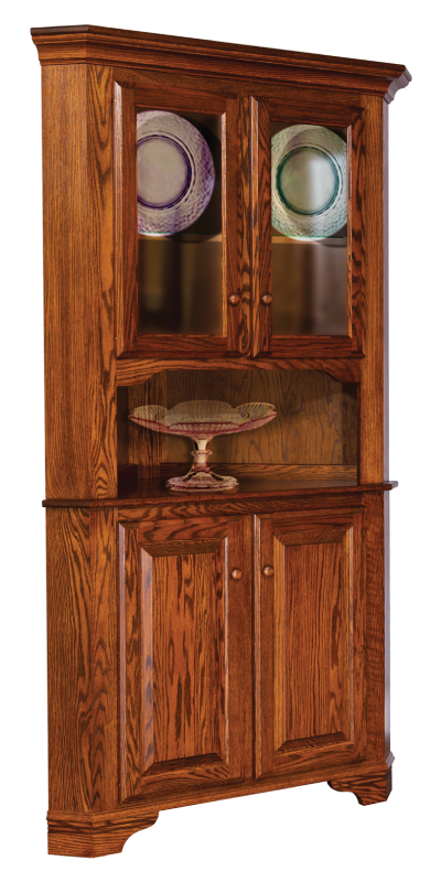 Landsbury Corner Hutch | Geitgey's Amish Country Furnishings