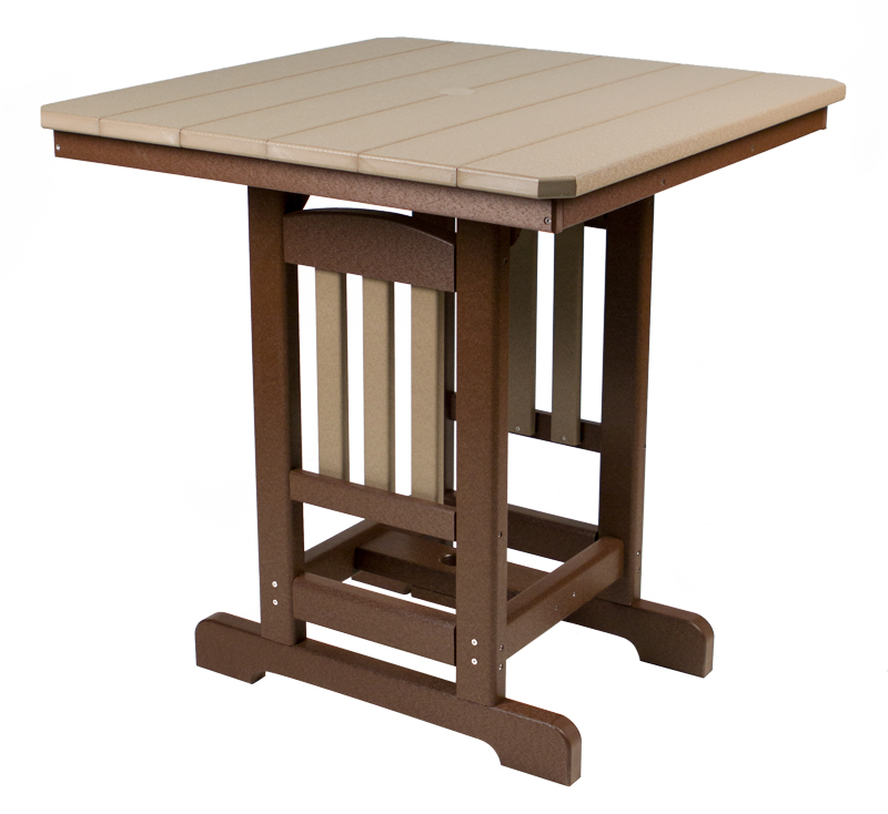 Leisure 44 Counter Height Square Table Set
